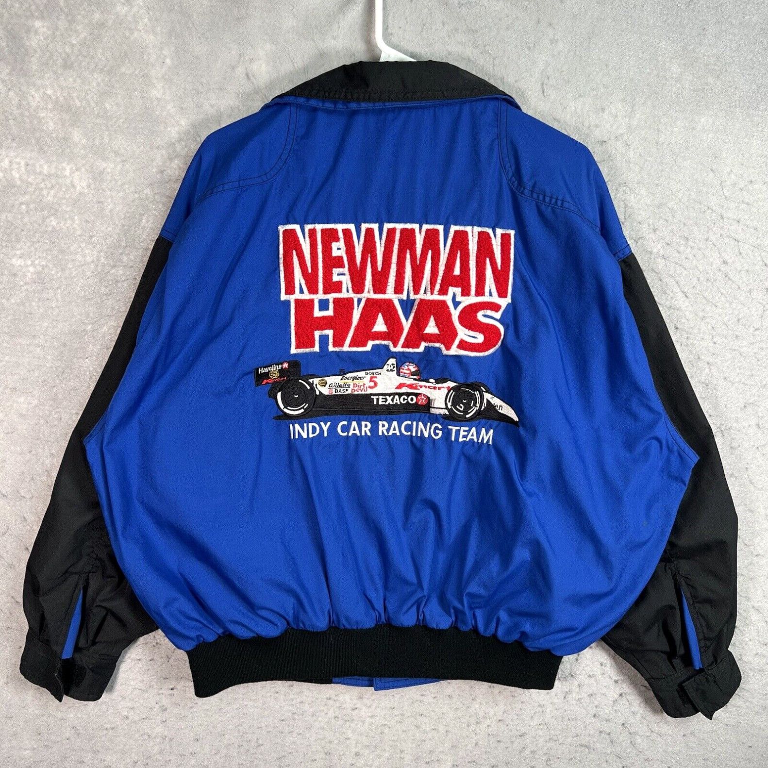 Vintage Vintage 90s Newman Haas Indy Car Racing Team Jacket Adult ...