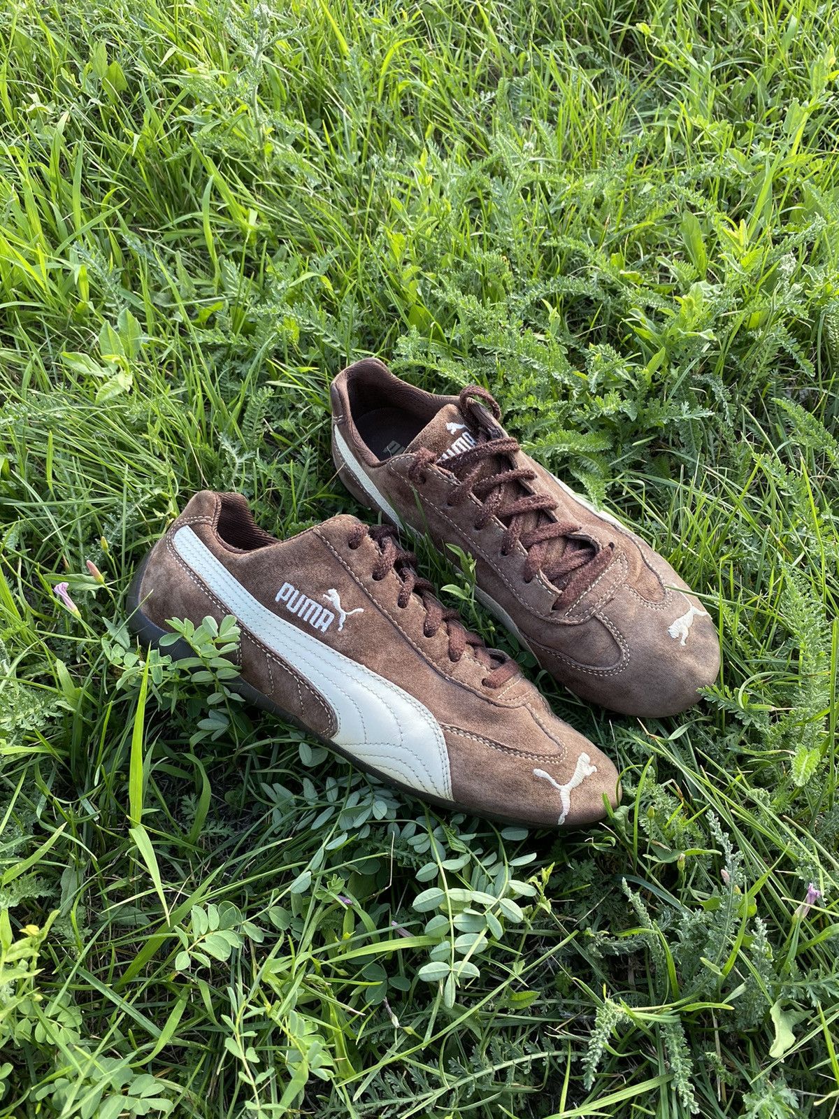 Puma Vintage 00's Puma Speed Cat Gloss Y2K Brown Sneakers | Grailed