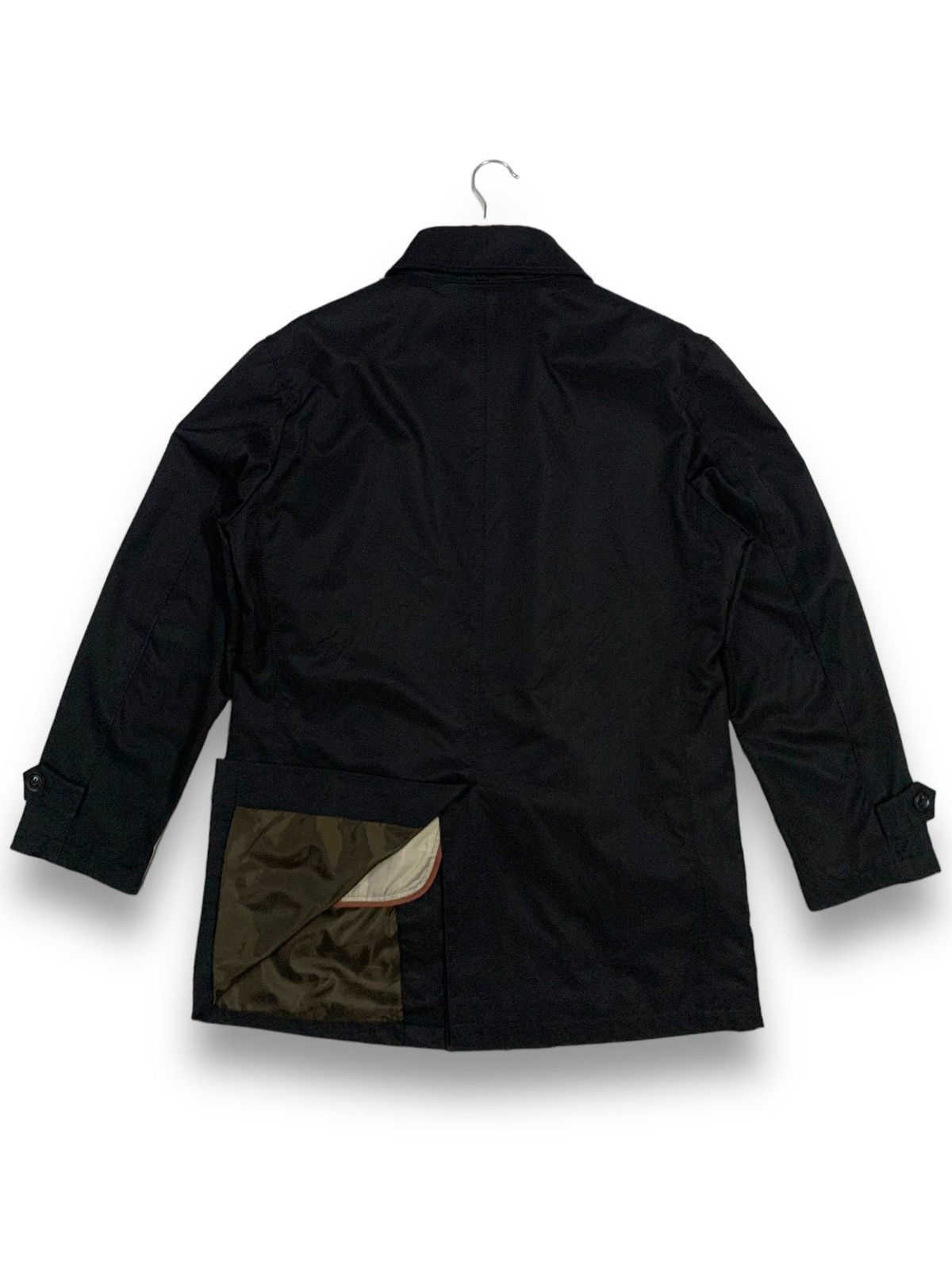 Japanese Brand Japanese Brand Mr. Junko Black Buckle Collar Long Coat ...