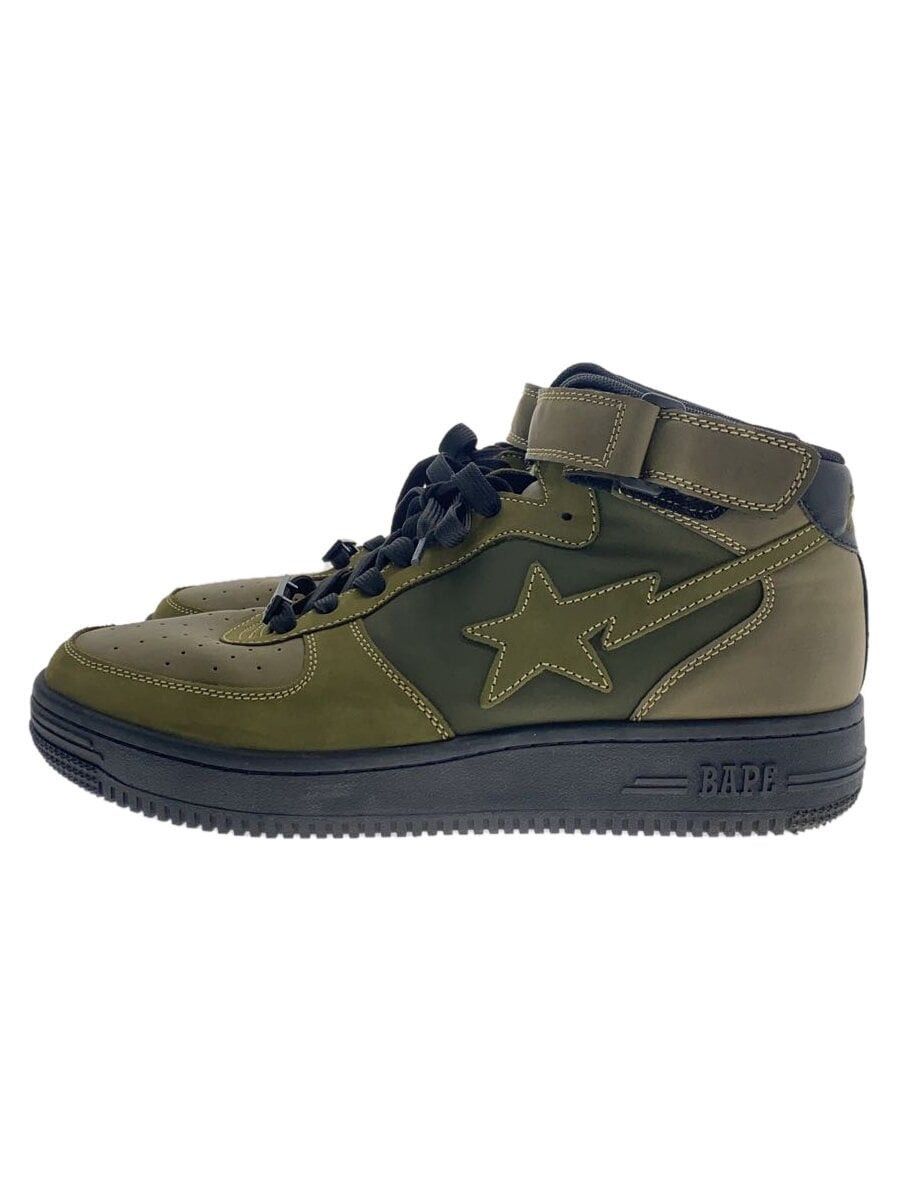 Bape A Bathing Ape Bapesta Mid Khaki | Grailed