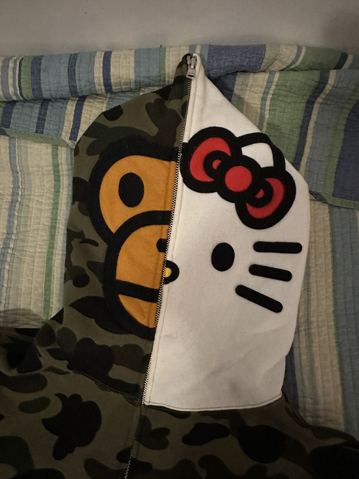 Bape Bape x Hello Kitty Full Zip Hoodie | Grailed