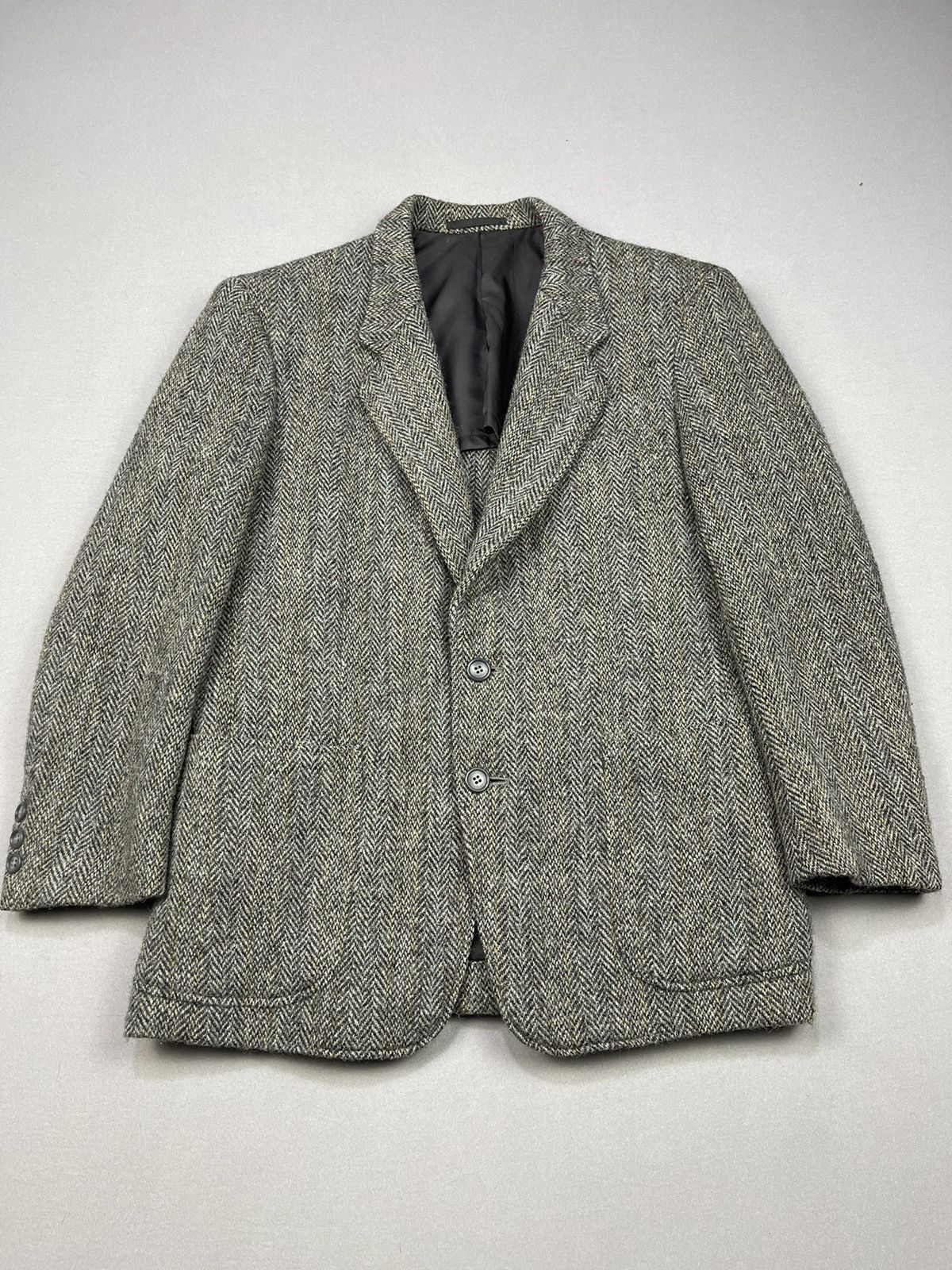 Designer × Harris Tweed Harris Tweed x Mr Rough Rider LAUREL Blazer ...