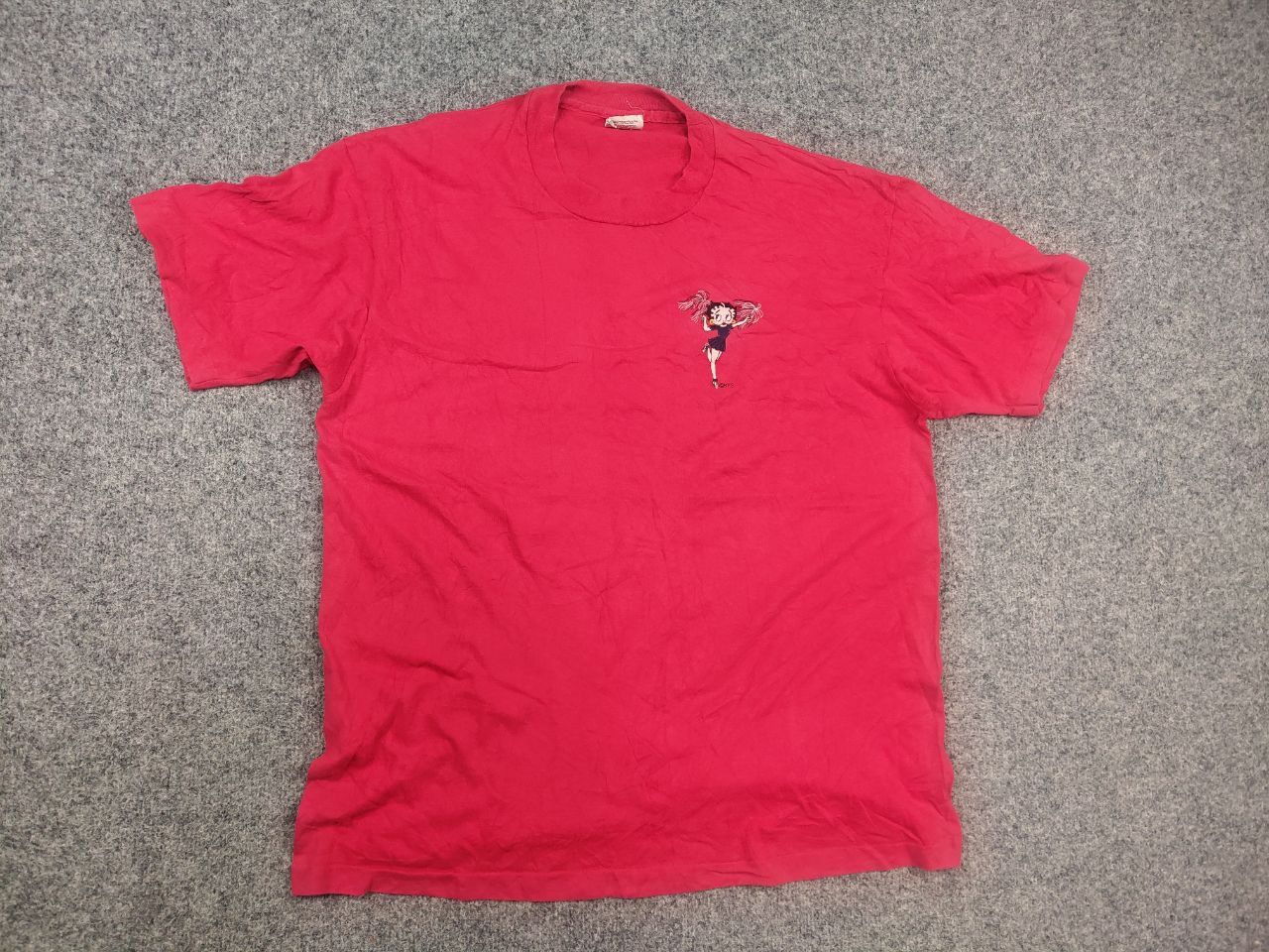 Vintage Vintage 80's Betty Boop Embroidery Logo Cherries t shirt | Grailed