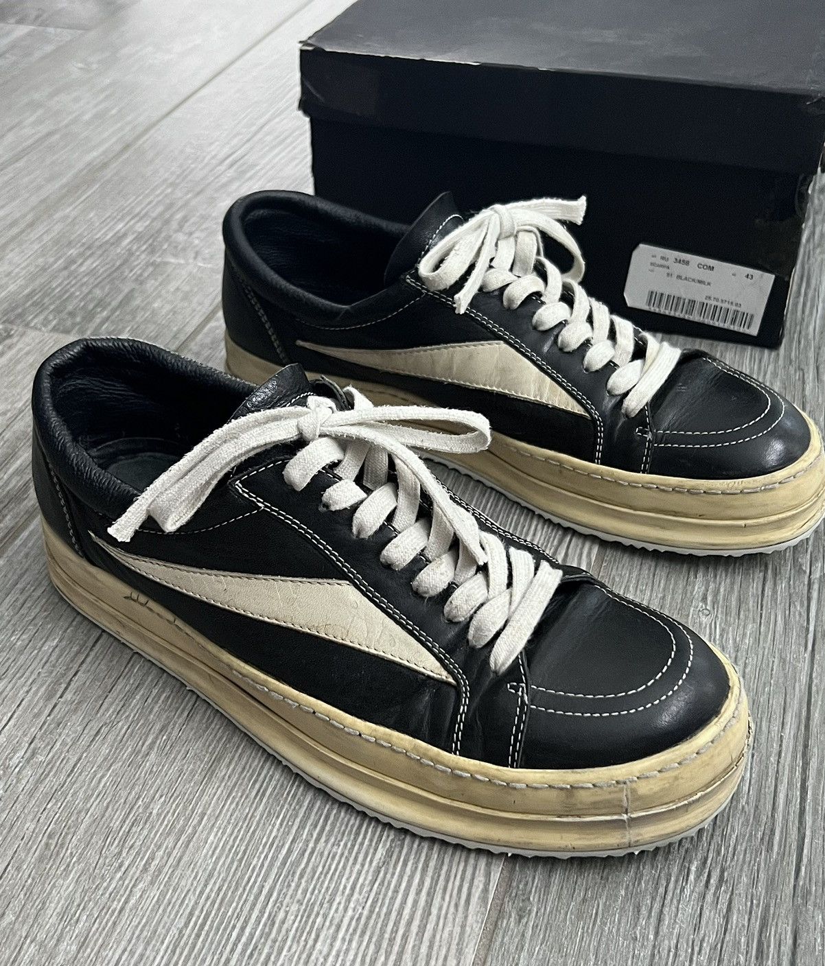 Rick Owens SS2007 OG Rick Owens Vans Low Top Grail Runway Sneakers ...