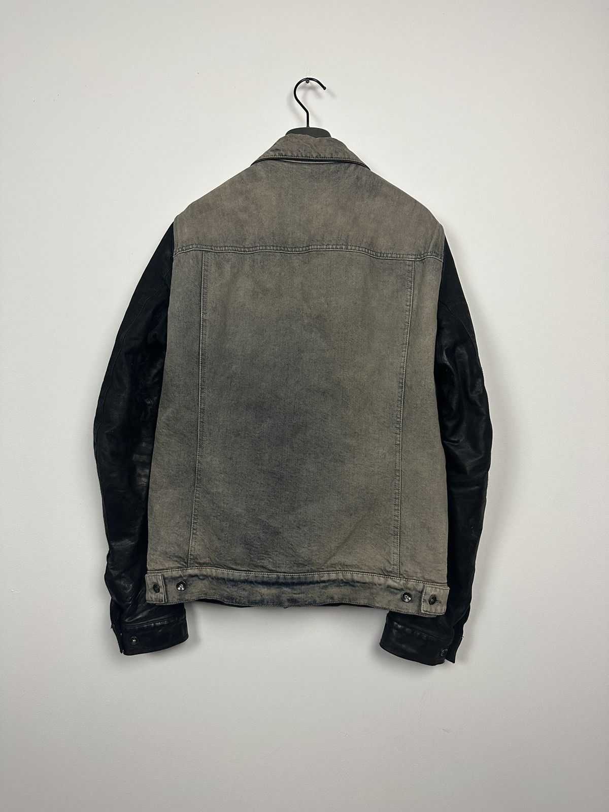 Rick Owens FW09 CRUST DRKSHDW Oiled Calf Sleeve Worker | Grailed