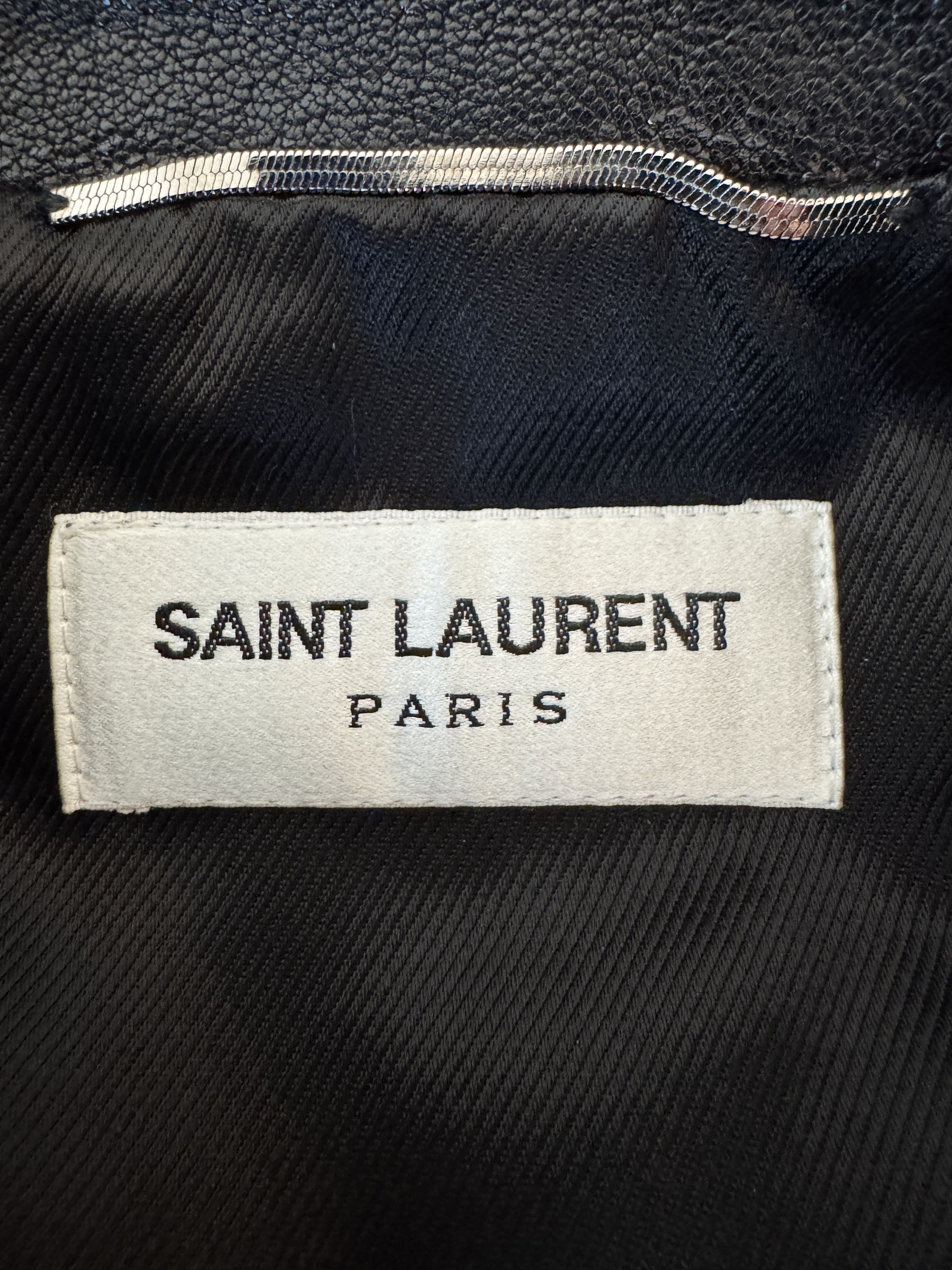 Hedi Slimane × Saint Laurent Paris SAINT LAURENT PARIS Military Officer ...