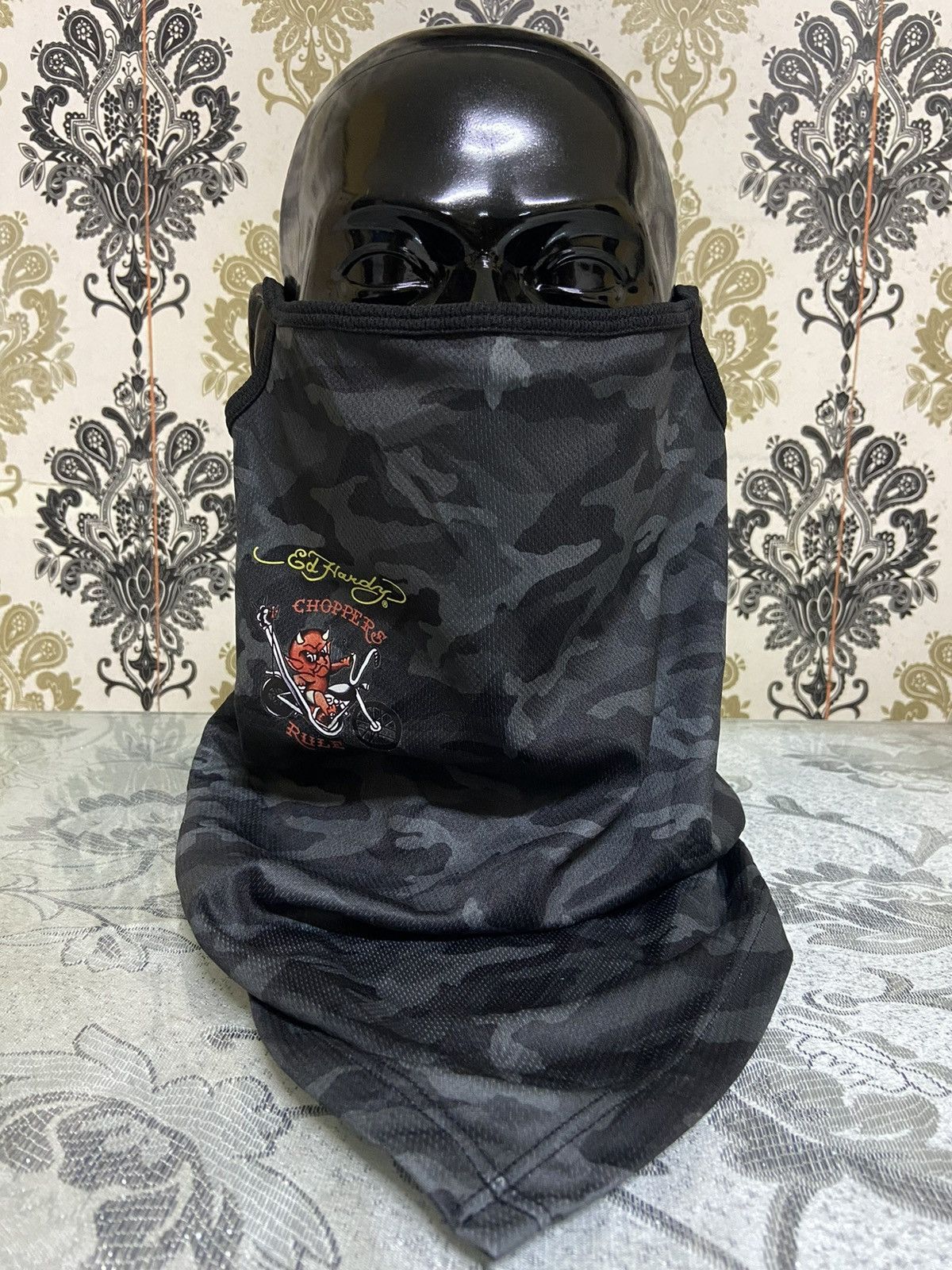 Ed Hardy Ed Hardy Choppers Rule Face Bandana | Grailed