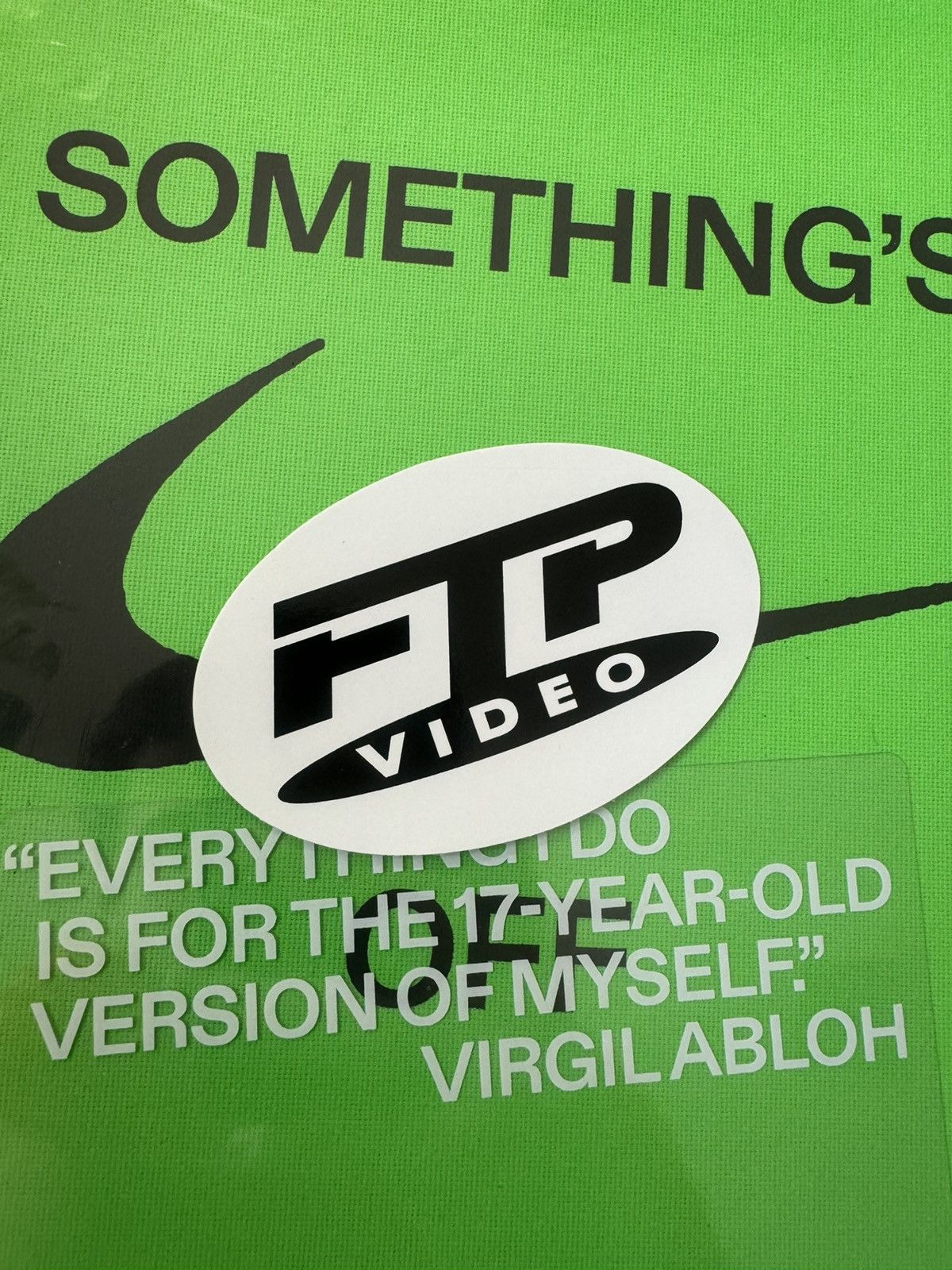 Stickers FTP VIDEO STICKER OG DVD LOGO OFFICIAL FUCKTHEPOPULATION | Grailed