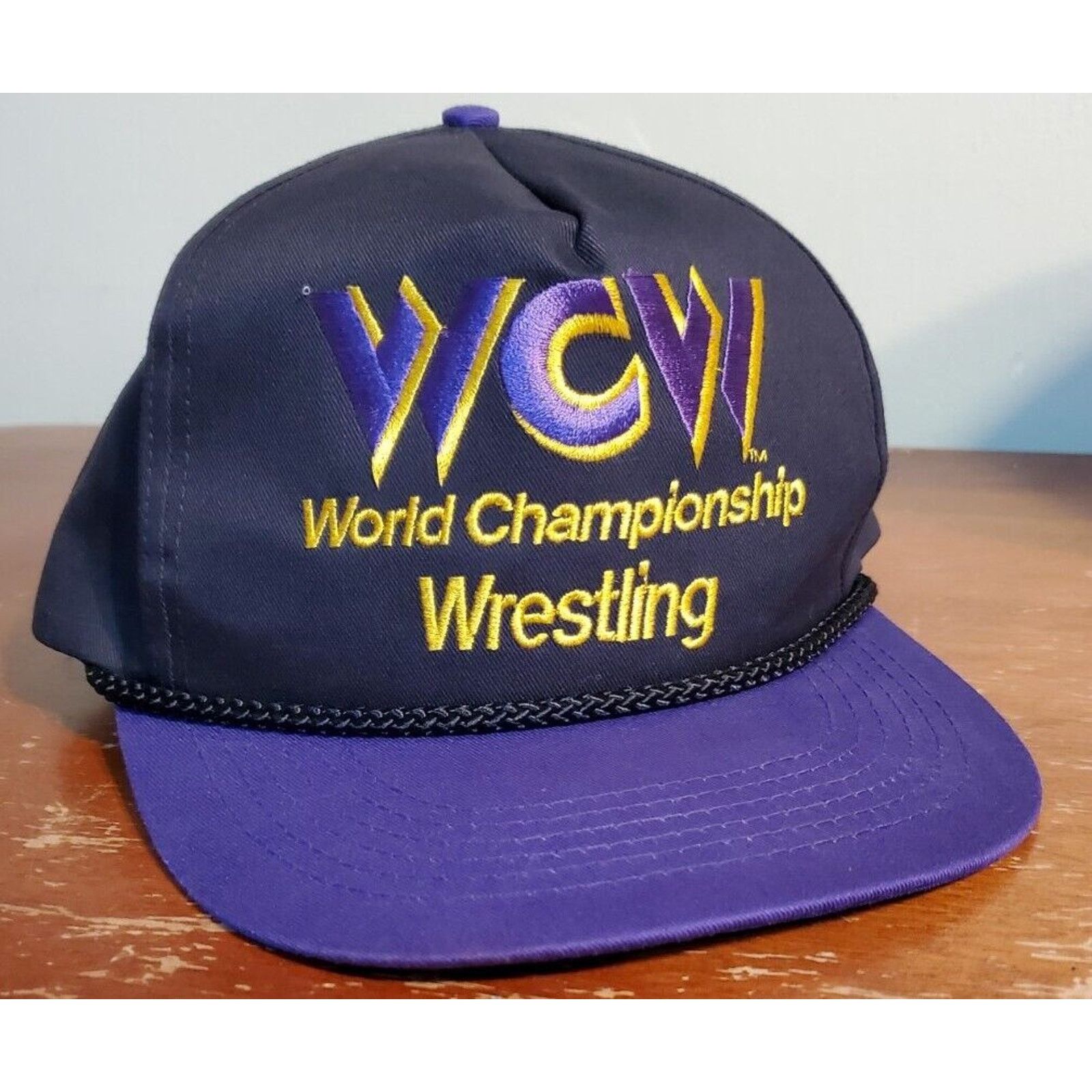 Wcw/Nwo Vintage WCW Championship Wrestling Trucker Hat Snapback Cap ...
