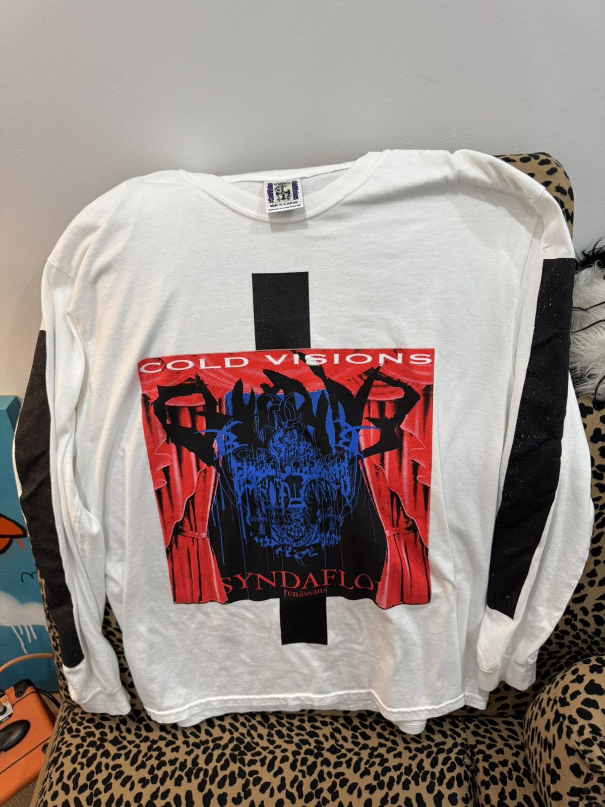 Drain Gang × Sad Boys Bladee Cold Visions Syndaflod Long Sleeve Drain ...