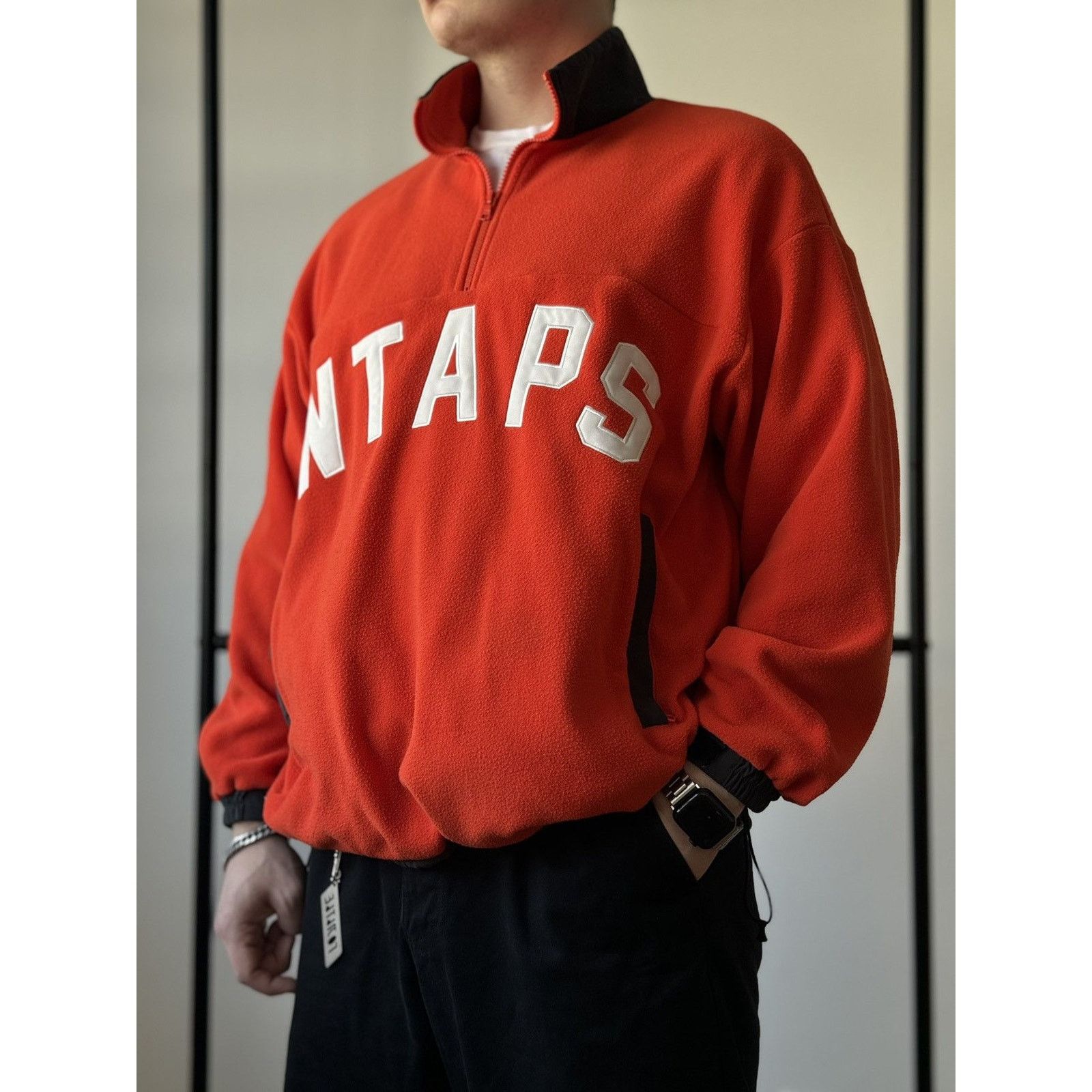 Wtaps Wtaps Fleece Player Big Logo Boxy Sweater Japan | Grailed