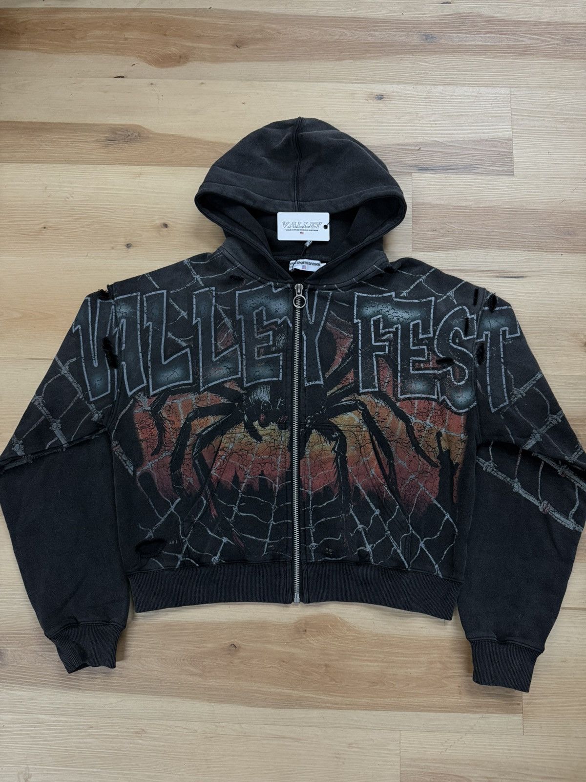 Vale Vale Widow Big Zip Up Hoodie | Grailed