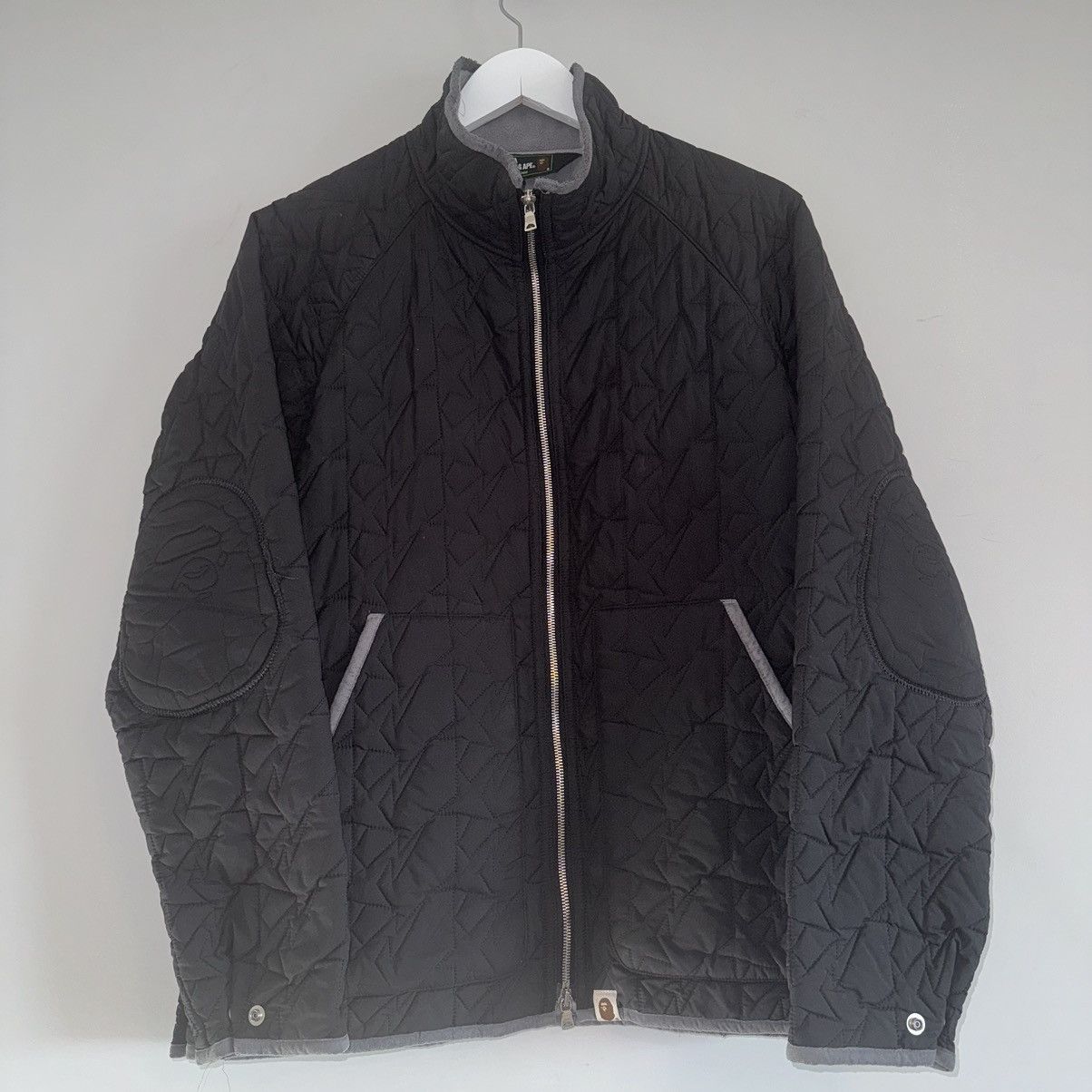 Bape OG Bapesta Star Quilted Fleece Bomber Jacket Sta | Grailed