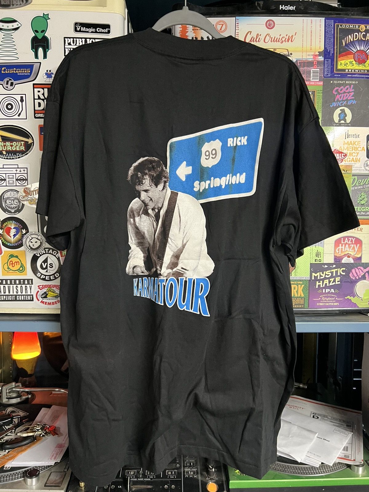 Band Tees × Vintage Vintage 90s Rick Springfield Karmatour Tee | Grailed
