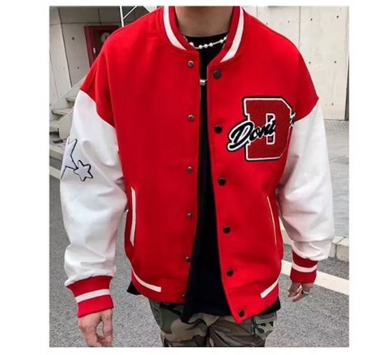 Japanese Brand New street retro baseball Varsity Jacket | Grailed