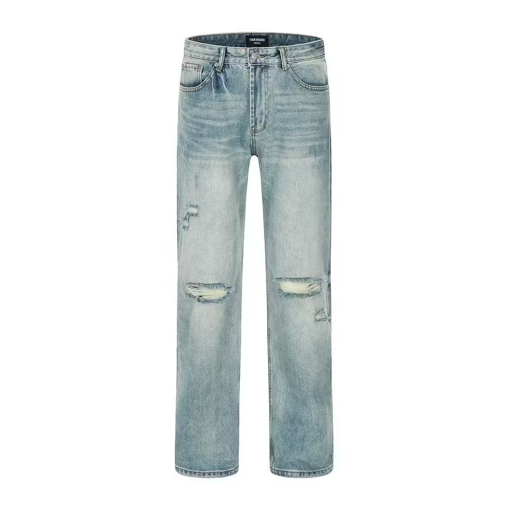 Custom × Streetwear × Vintage fade ripped damaged pants | Grailed