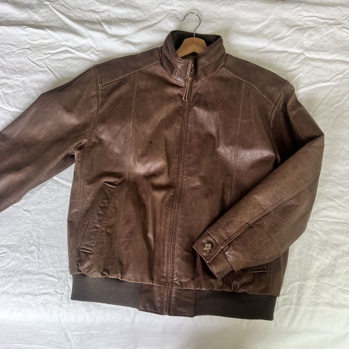 Jos. A. Bank Vintage genuine leather jacket | Grailed