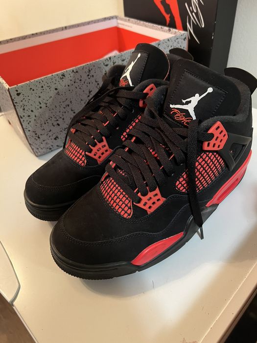 Jordan Brand Jordan retro 4 “red thunder” | Grailed