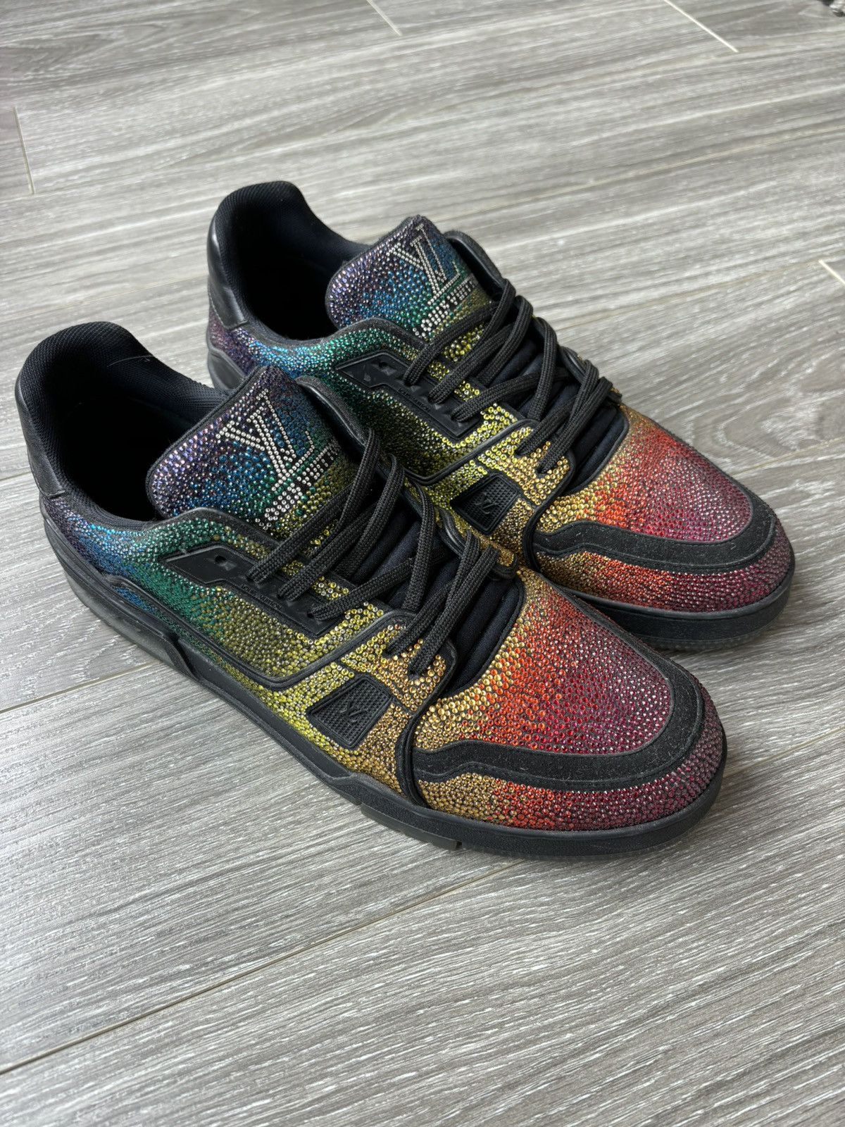 Louis Vuitton Louis Vuitton Trainer Crytal Rhinestones | Grailed