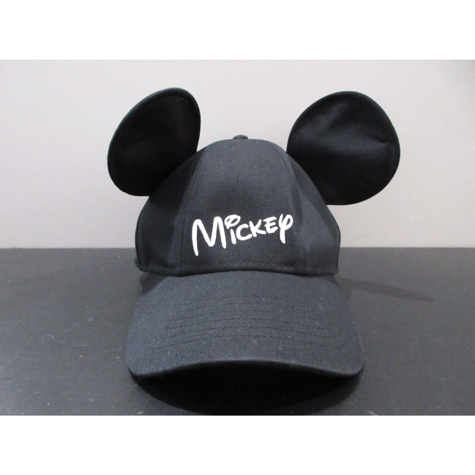Disney Disney Hat Cap Snap Back Black Mickey Mouse Ears Magic Kingdom ...