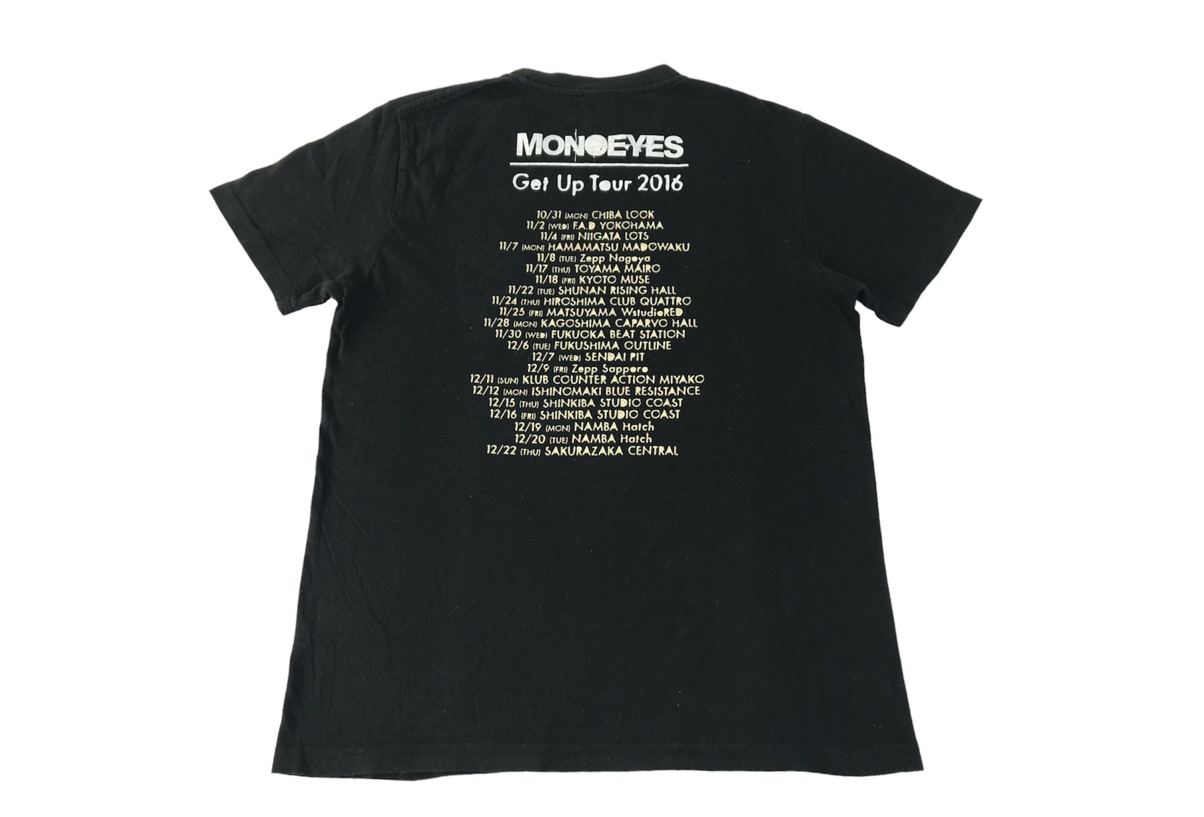 Band Tees Monoeyes Japanese Rock Band Get Up Tour 2016 Tee | Grailed Band Tees Monoeyes Japanese Rock Band Get Up Tour 2016 Tee | Grailed