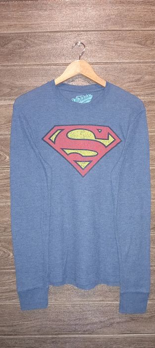 Vintage 🔥Vintage Superman Long Sleeve Tshirt Very Rare by Old Navy ...