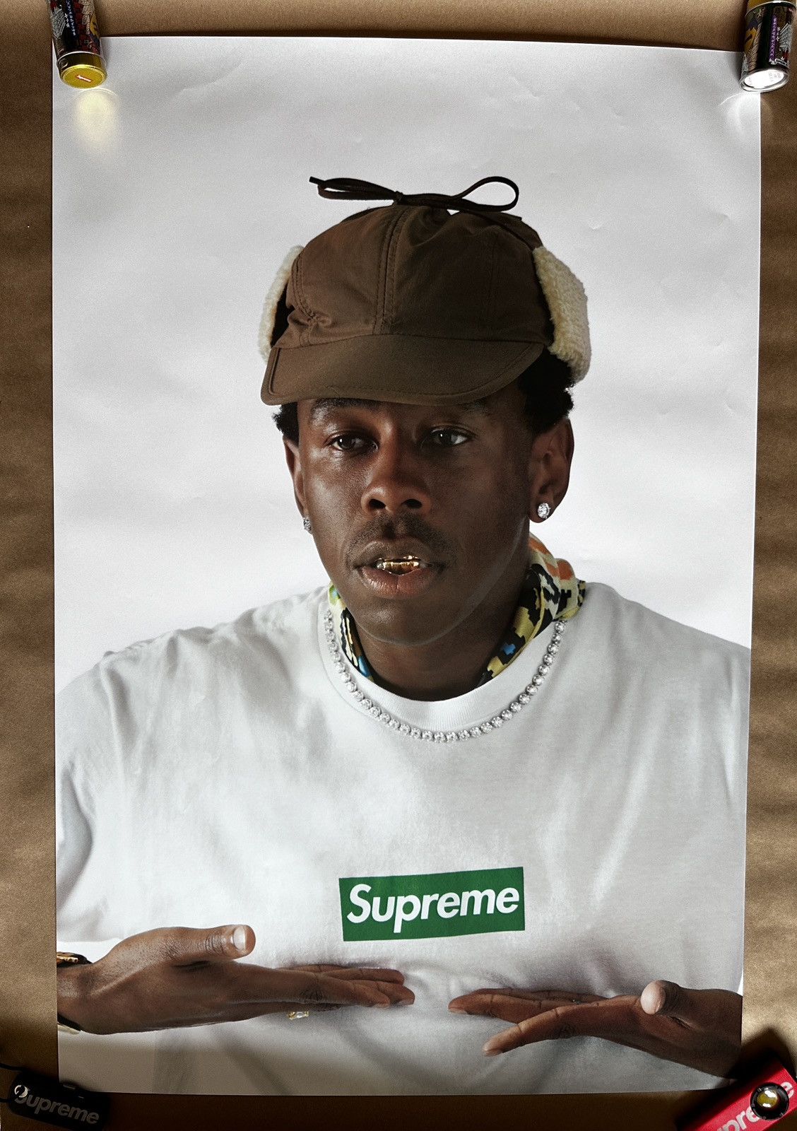 Supreme AUTHENTIC New FW24 Supreme Tyler the Creator Poster RARE | Grailed