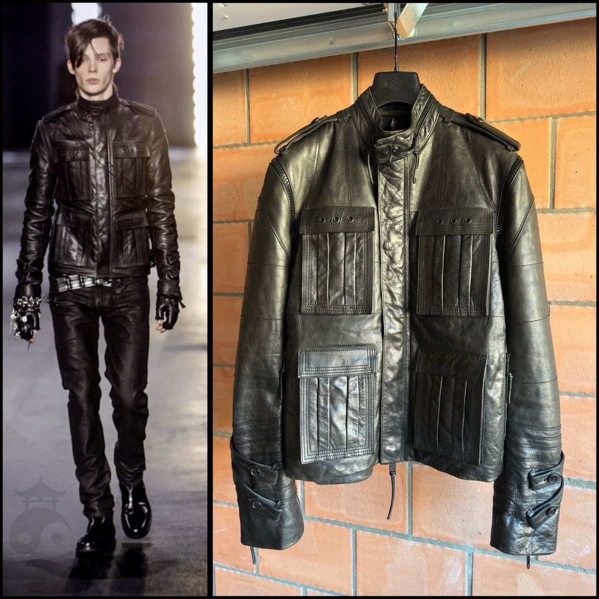 Dior × Hedi Slimane GRAIL! Dior Homme AW03 "Luster" campaign Leather jacket | Grailed