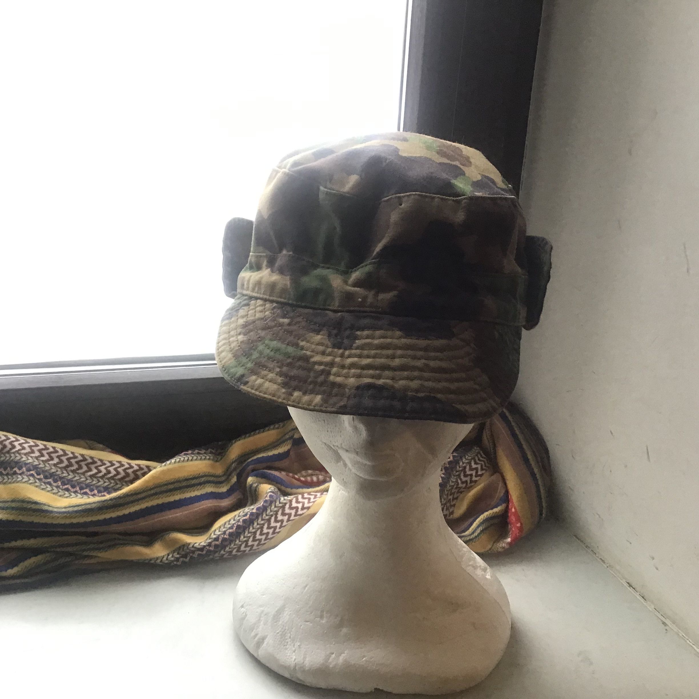 Vintage Vintage Swiss TAZ-90 Camo Combat Cap | Grailed