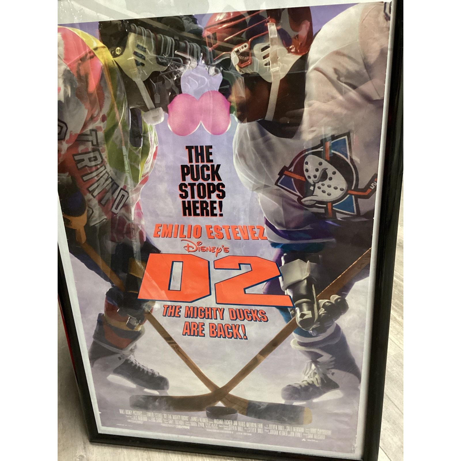 Disney Mighty Ducks 2 Disney Poster | Grailed