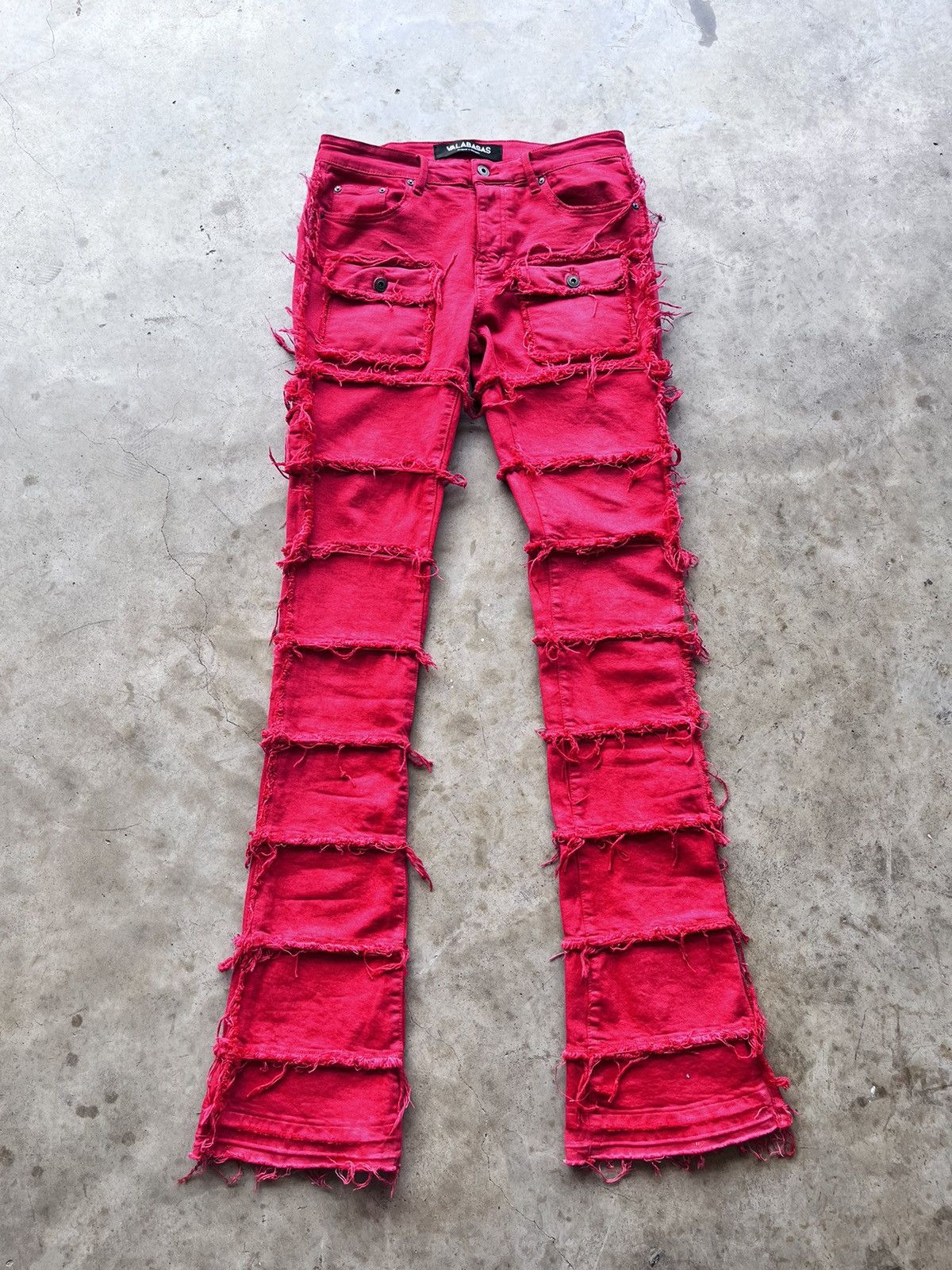Valabasas Valabasas Stacked Red Denim | Grailed