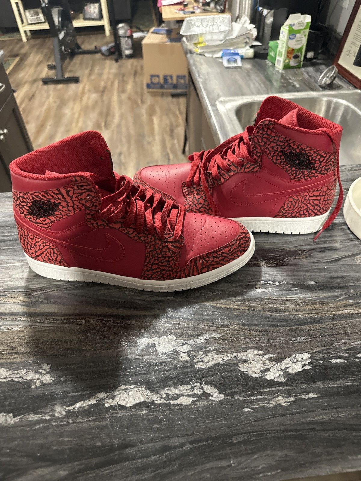 Jordan Brand × Nike Jordan 1 red elephant | Grailed