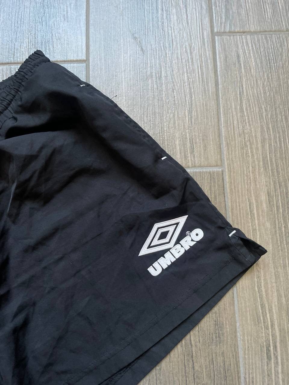 Streetwear × Umbro × Vintage Umbro black summer vintage baggy shorts ...