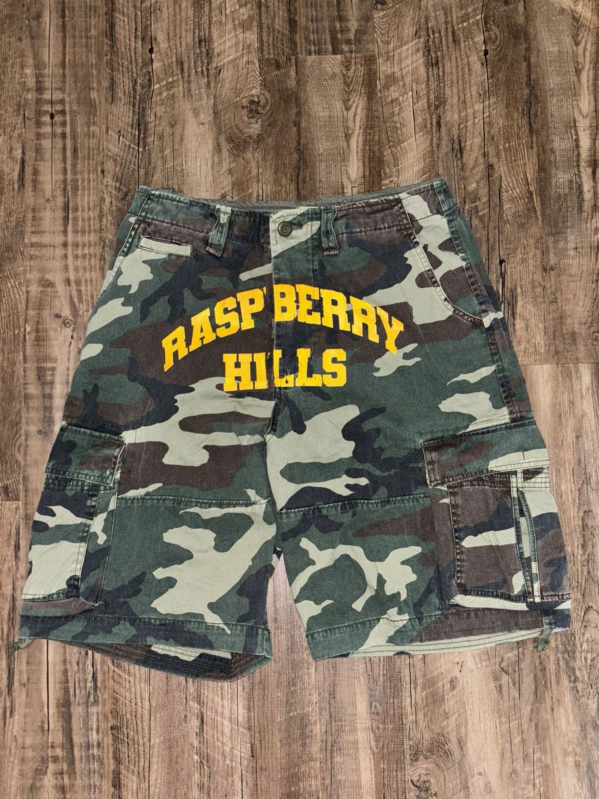 The GV Gallery Raspberry Hills Camo shorts | Grailed