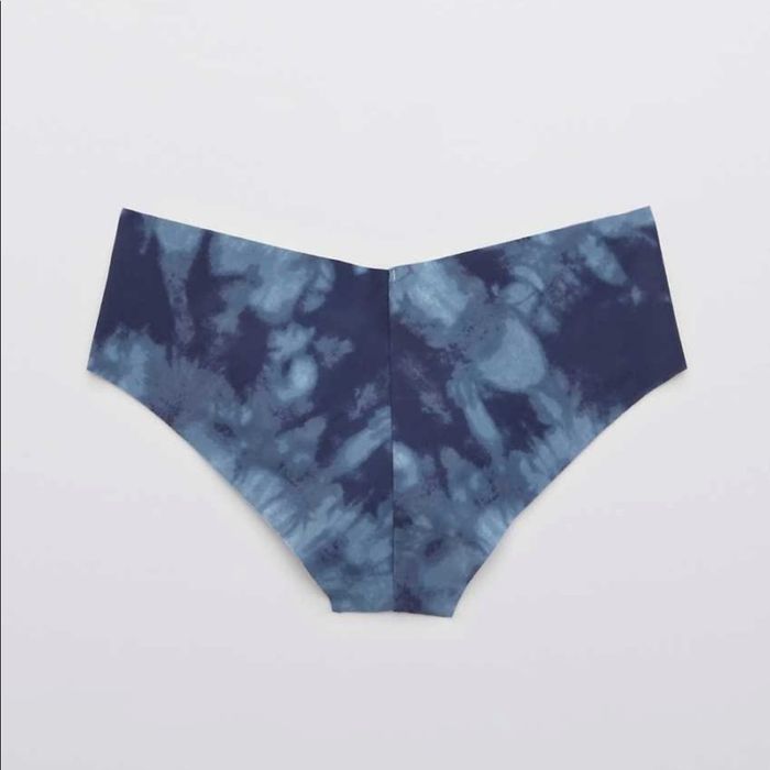 American Eagle Outfitters NEW AERIE AEO Blue Navy White Tie Dye Cheeky ...