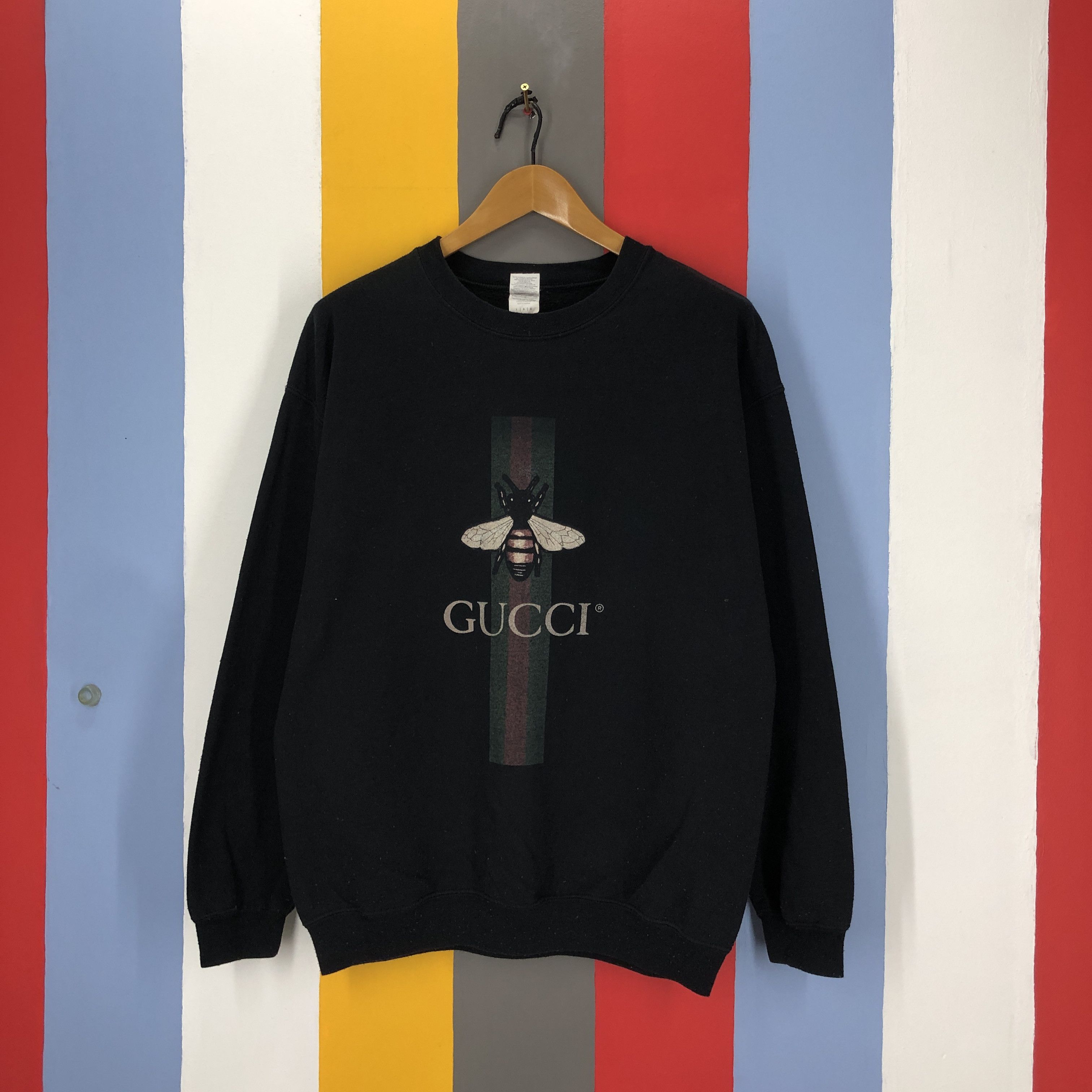 Gildan × Rare × Vintage Y2K Vintage GUCCI BEE TROLL Crew Neck ...