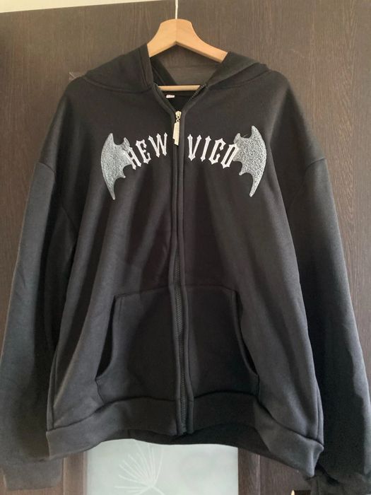 Vintage Bat Wings Zip Up Hoodie Y2k Gothic Bat Ears Hoodie | Grailed