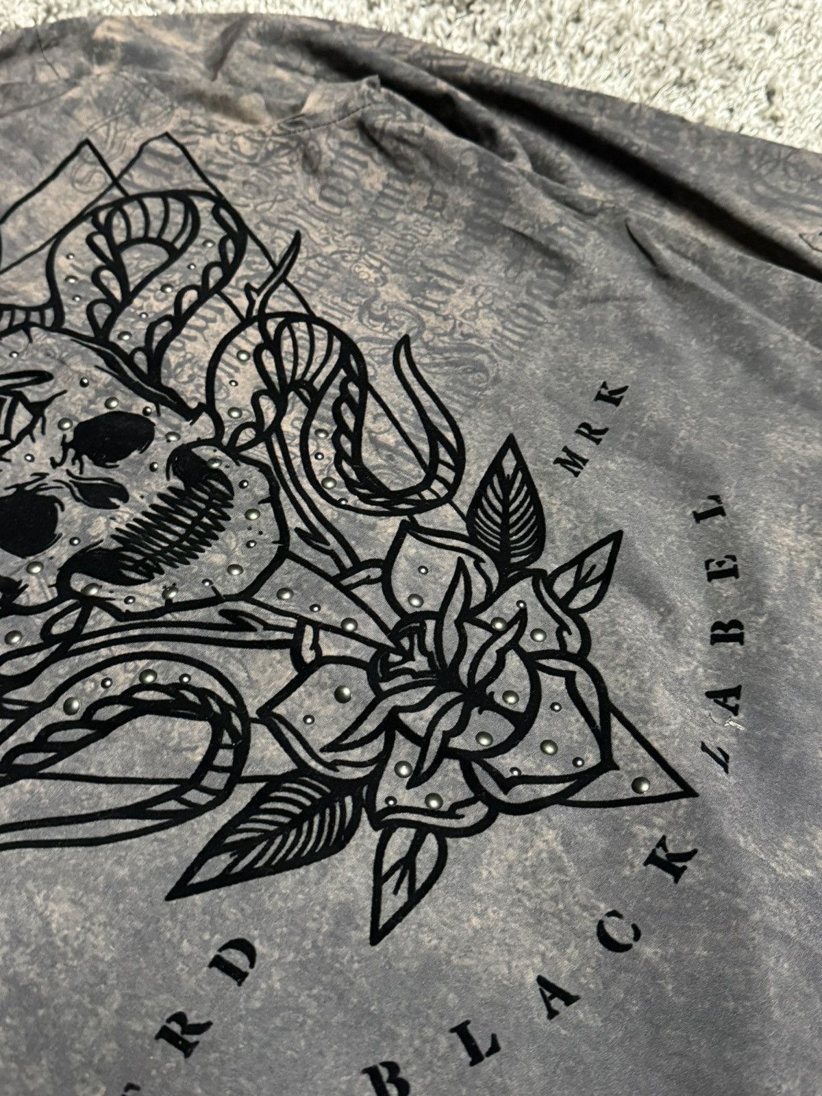 Vintage Affliction Exclusive Snakes & Skull Button Up | Grailed