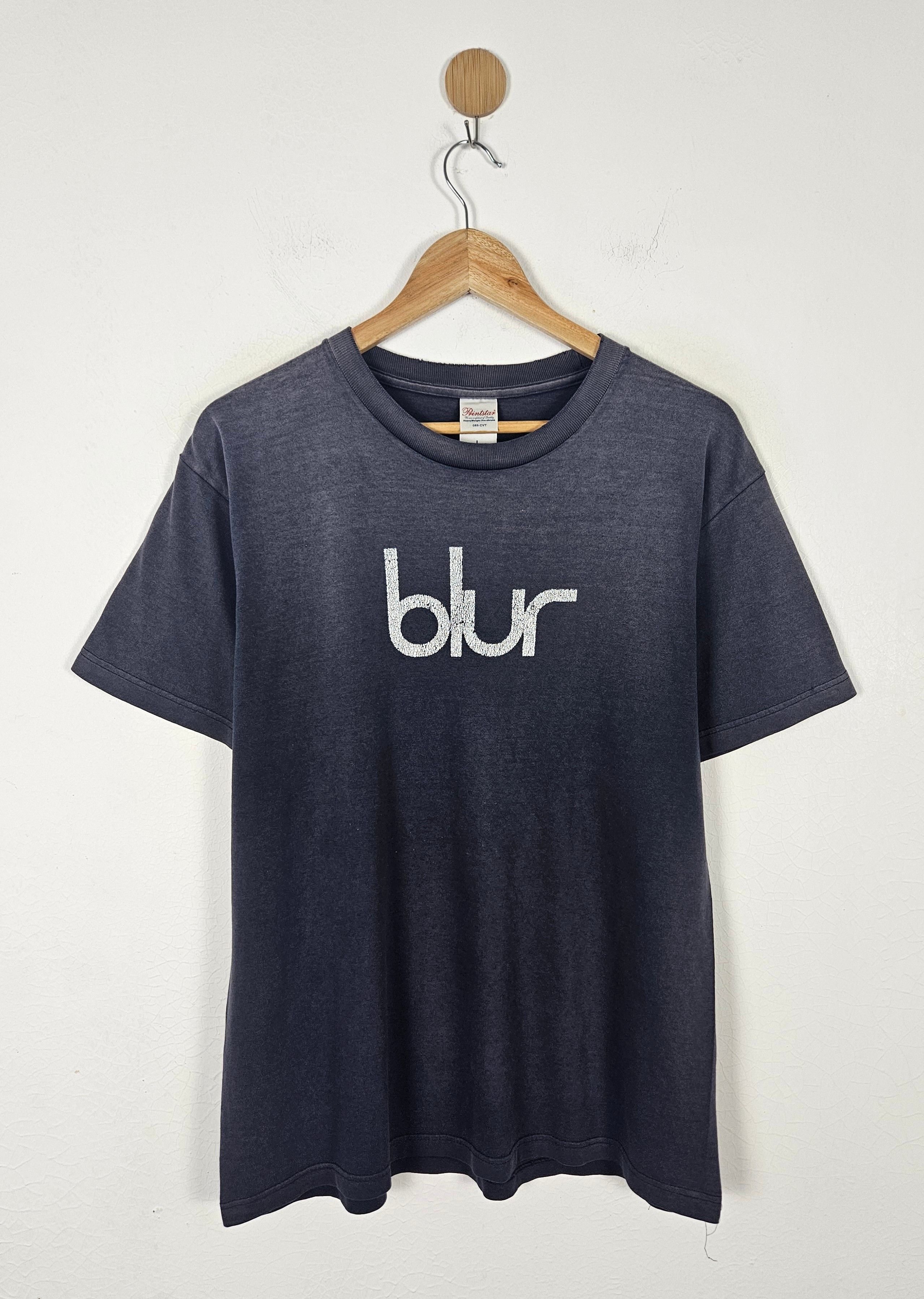 Band Tees × Vintage Vintage Blur britpop logo Shirt | Grailed