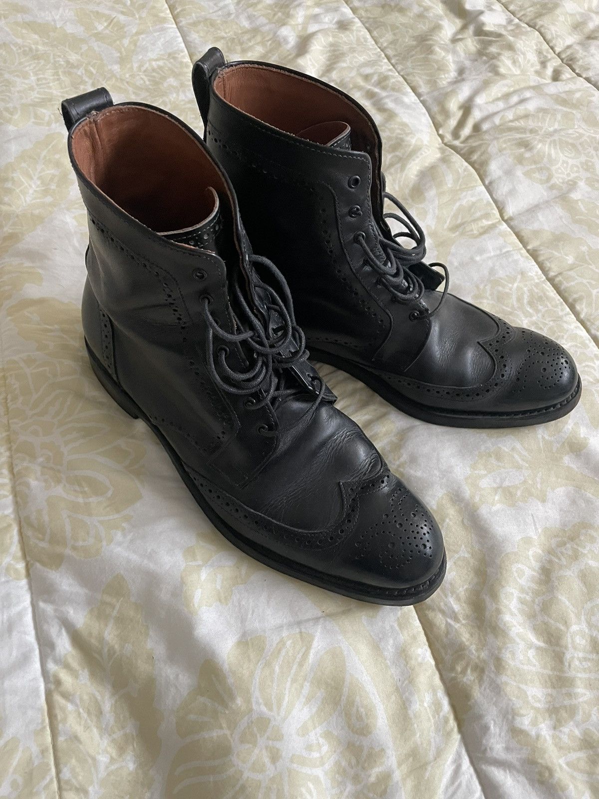Allen Edmonds Dalton Wingtip Dress Boots | Grailed