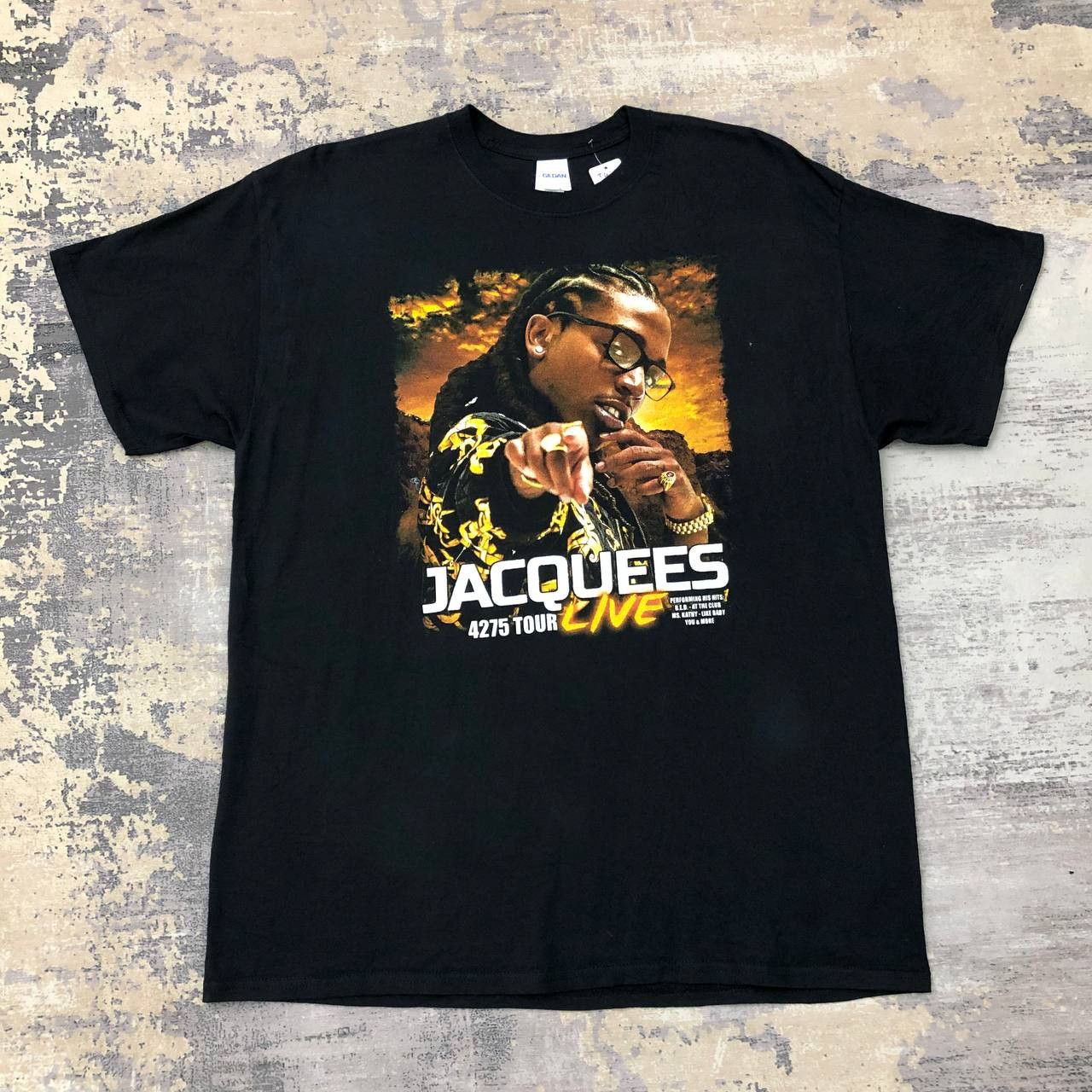 Vintage T409 JACQUEES 4275 LIVE TOUR TEE | Grailed
