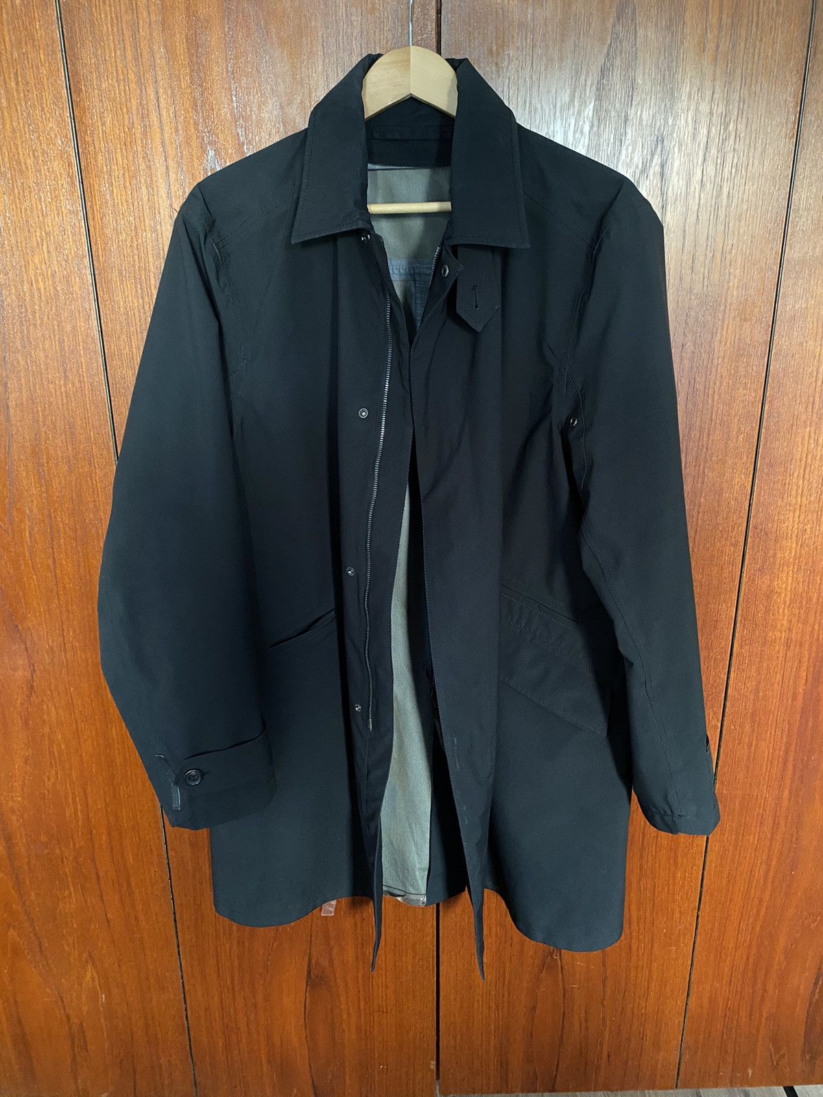 Prada Vintage Prada Sport Black Label Gore Tex Trench Coat | Grailed