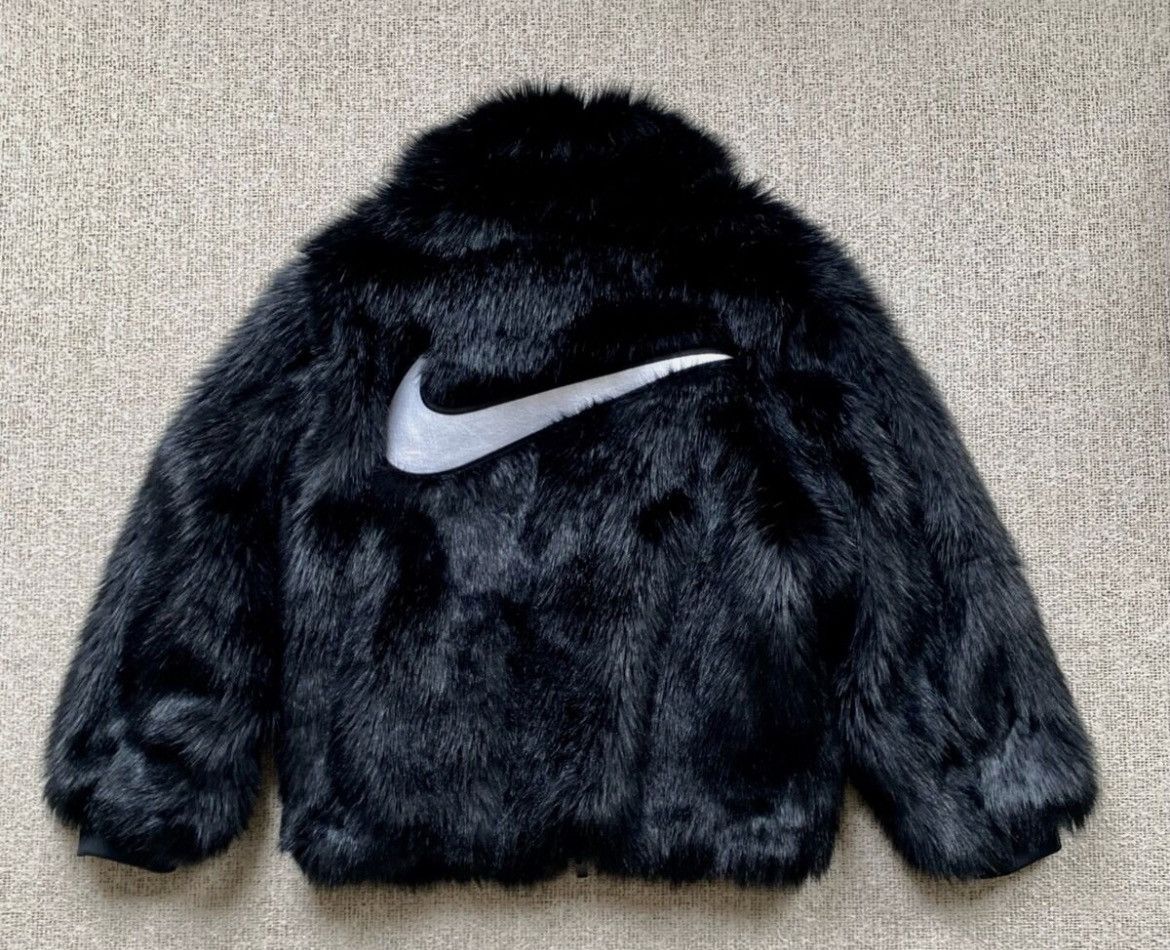 Ambush Design × Nike Nike AMBUSH Yoon Collab Reversible Faux Fur Bomber ...