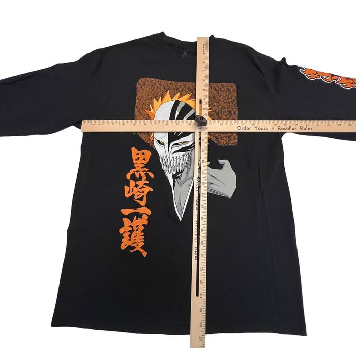 Ripple Junction Bleach Ichigo Kurosaki Long sleeve flame Anime Shirt ...
