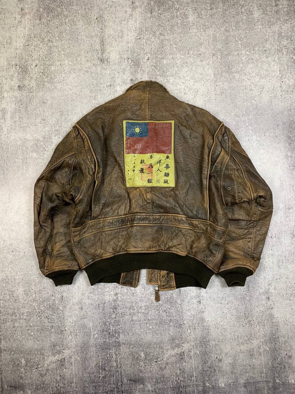 Vintage Vintage Avirex Korea Type G1 Top Gun Leather Bomber Jacket ...
