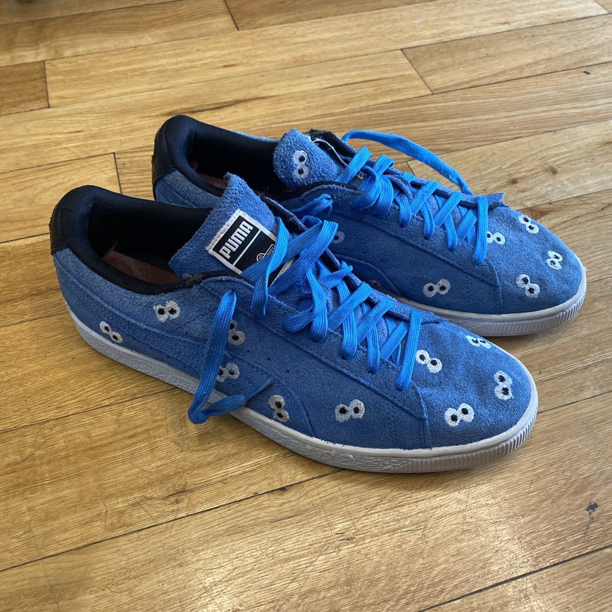 Puma Puma Sesame Street Collab US 11 Blue Suede | Grailed