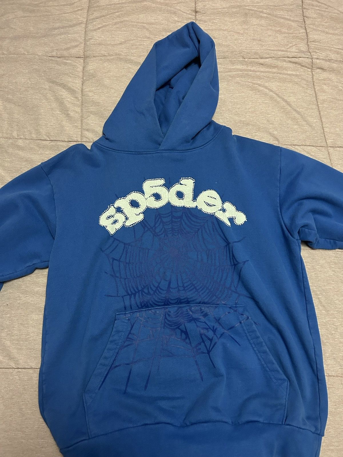 Spider Worldwide × Spyder Blue Sp5der spider hoodie | Grailed