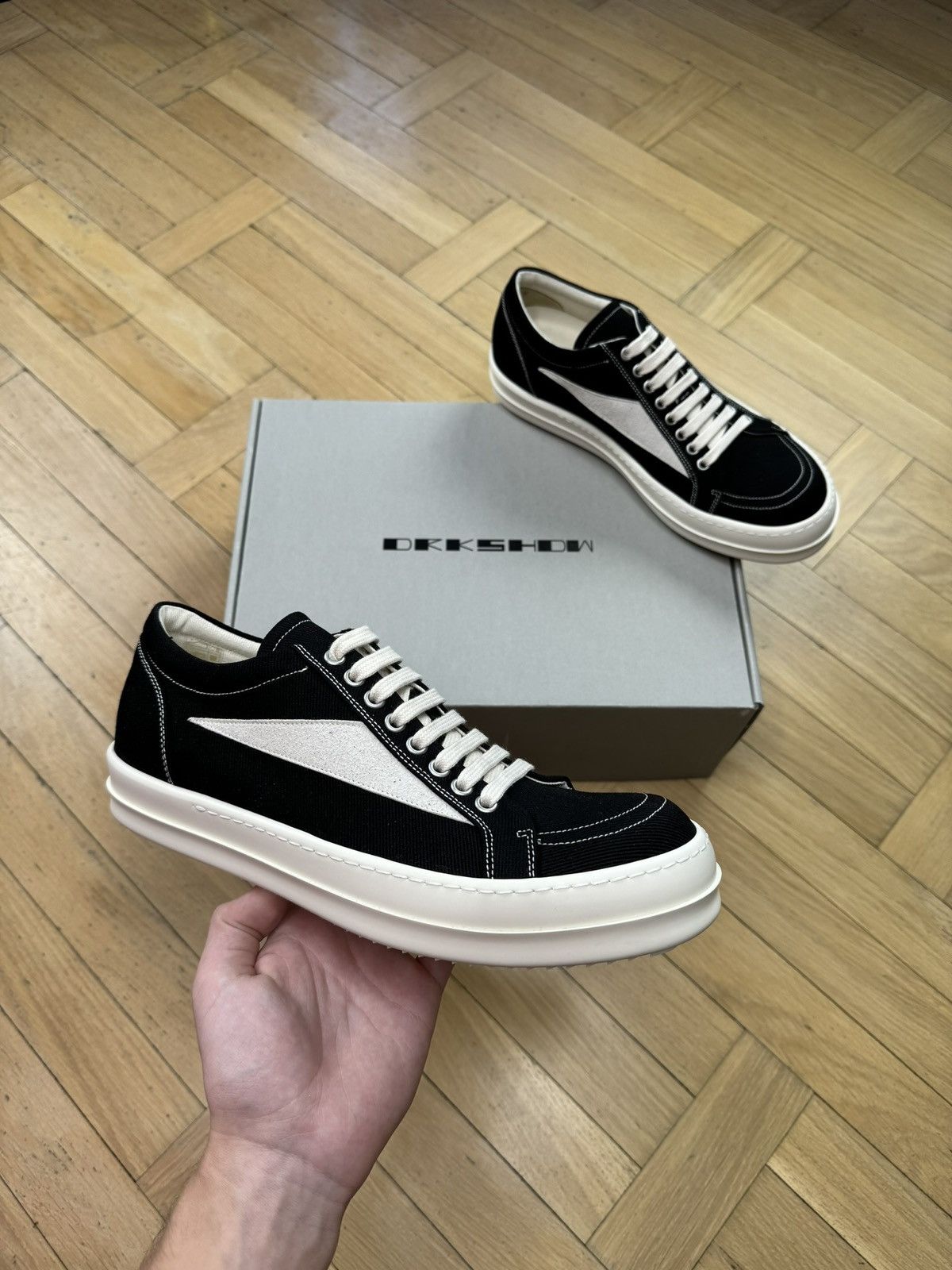 Rick Owens × Rick Owens Drkshdw Rick Owens DRKSHDW “Vans” Black FW23 ...