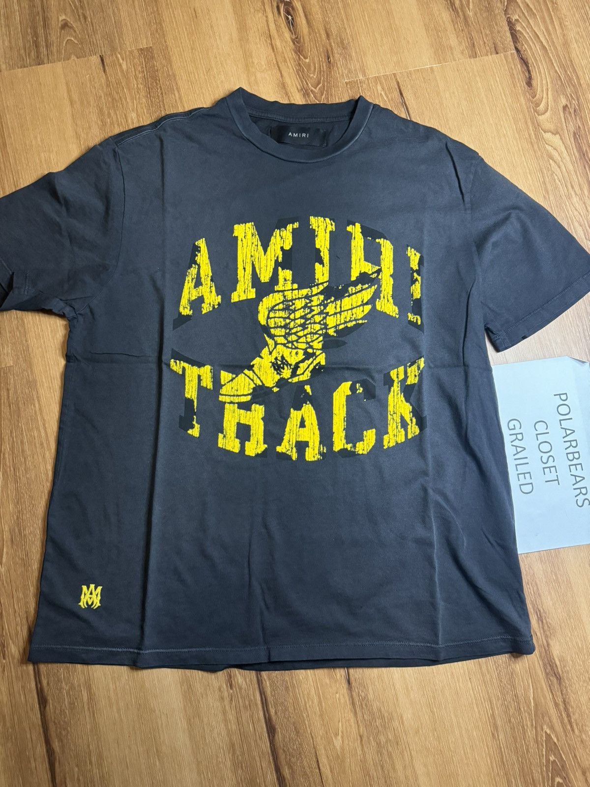 Amiri Amiri Track Tee | Grailed
