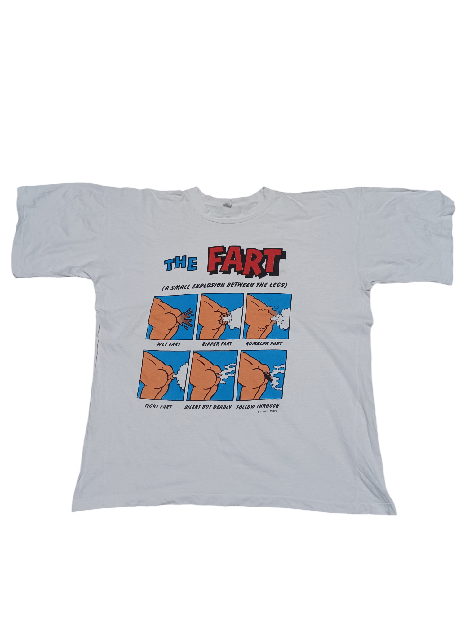 Other 1993 FIRE LOL HUMOR FART FARTING TYPES MADE IN AUSTRALIA TEE ...